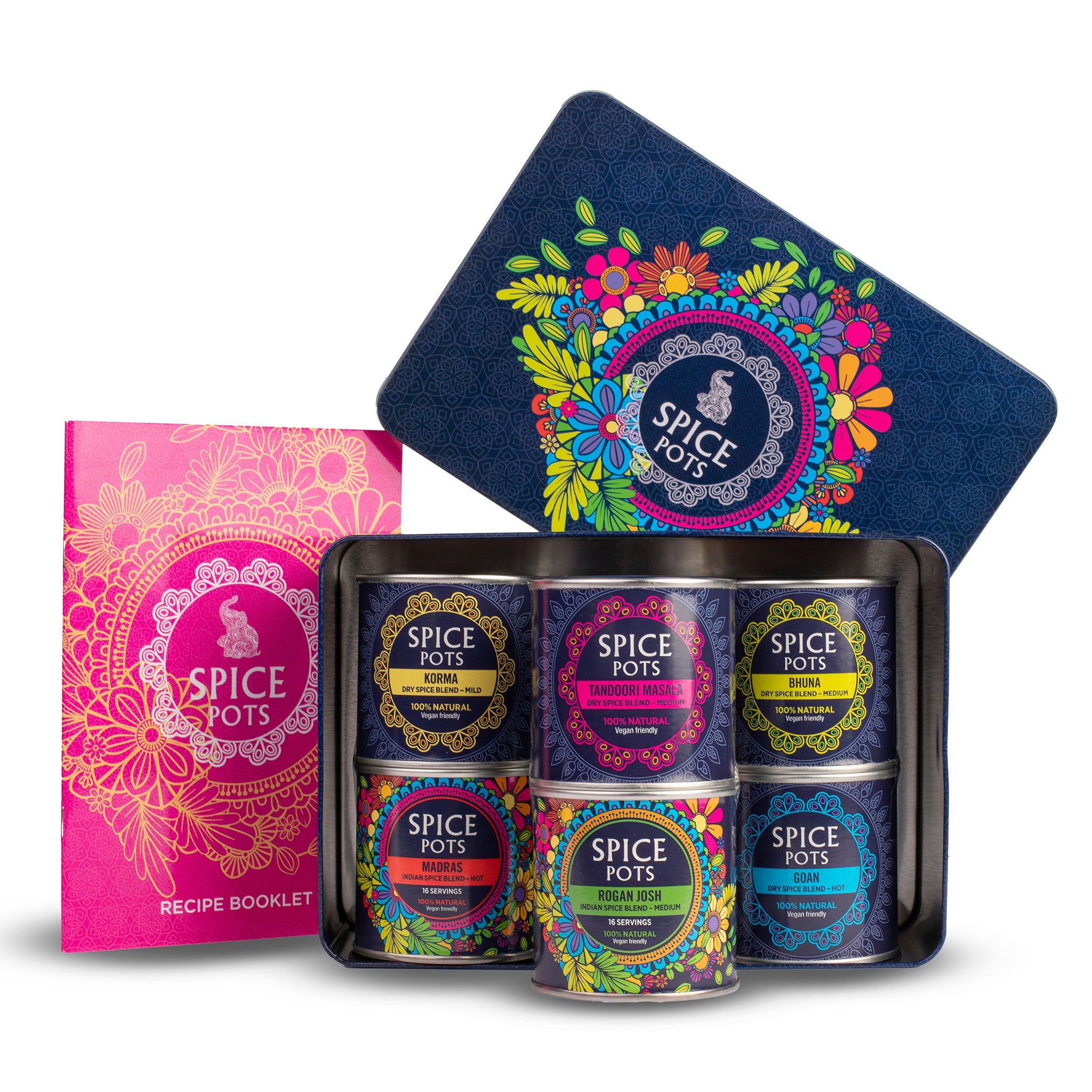 Indian Spice Set and Cookbook – Spice Pots