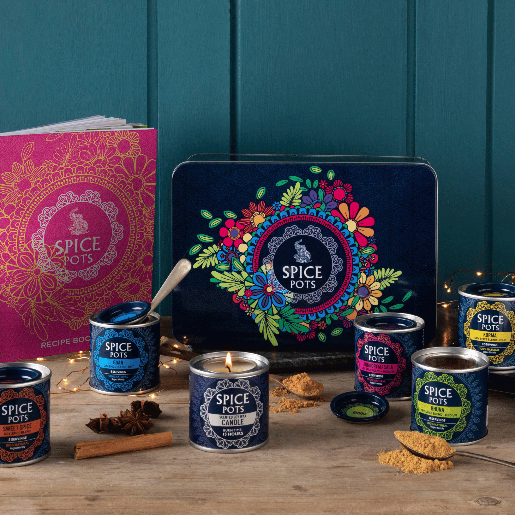 Luxury Indian Spice Gift Set – Spice Pots